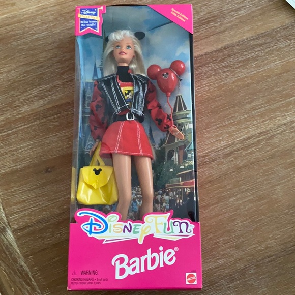 Mattel | Toys | Disney Fun Barbie Doll | Poshmark